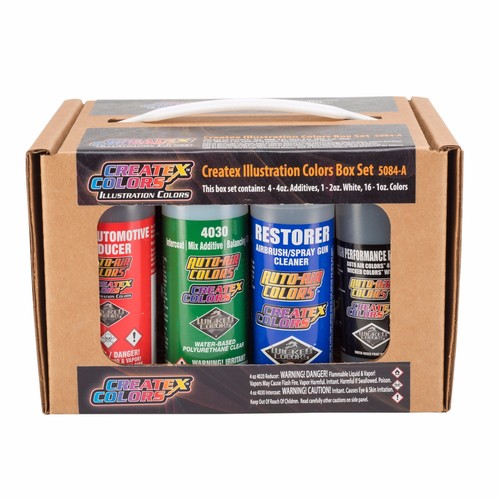 5084-A Createx Colors Illustration Box Set Airbrushing effect Paint ...
