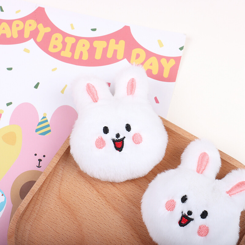 Nerdy Bear Happy Rabbit Cartoon Plush Doll Brooch Student School Bag ...