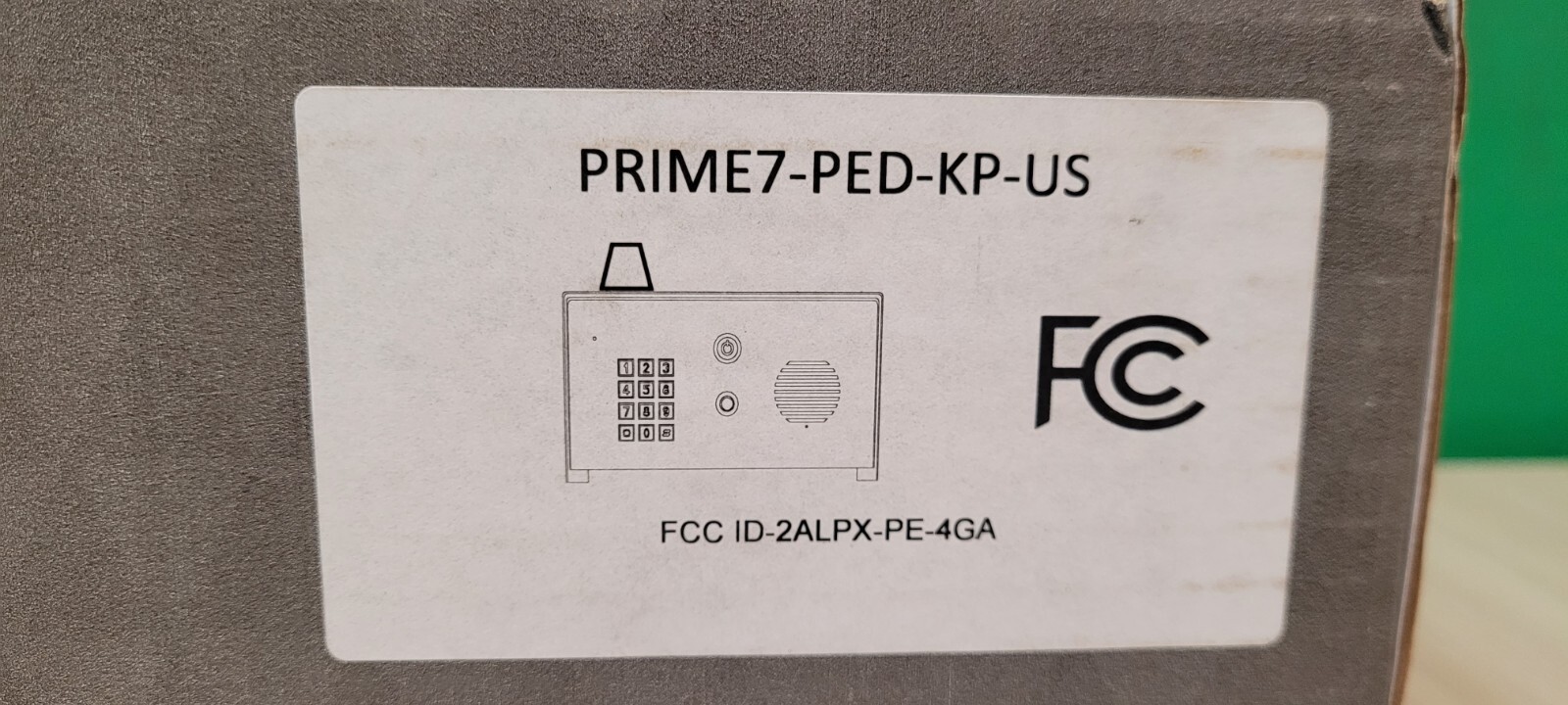 AES PRIME7-PED-KP-US Single Button Prox Global Cellular Wi-Fi Intercom ...