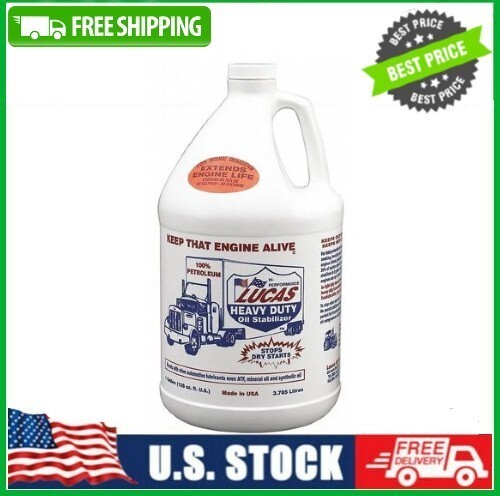 Lucas Oil 10002 Heavy Duty Oil Stabilizer One Gallon Jug Automotive ...