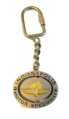 Indianapolis Motor Speedway Keychain, Spinner Center Metal Keyring ...