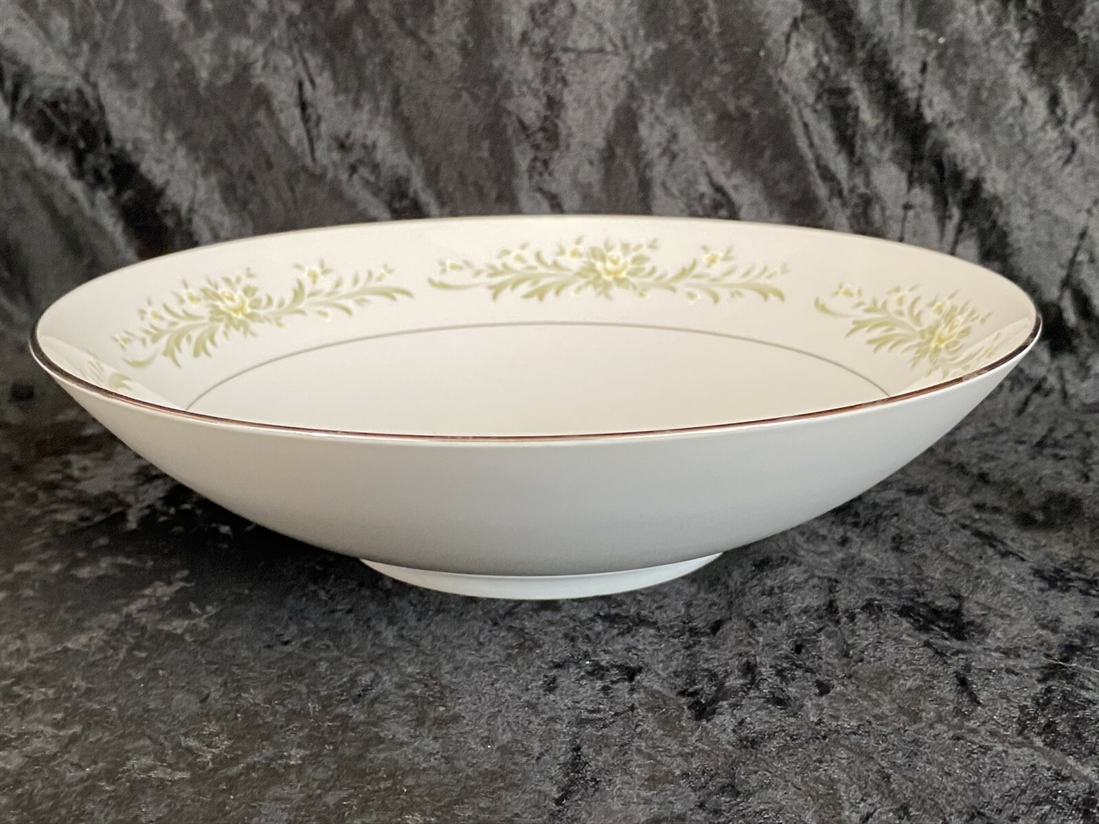 Grace Fine China Japan Yellow Rose RHAPSODY 9 1/2" Round Vegetable ...