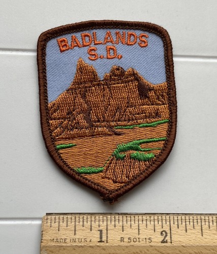 Badlands South Dakota SD Souvenir Embroidered Patch Badge | eBay