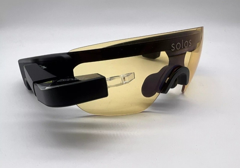 Solos Smart Glasses - Widescreen Display Compatible With Apple/ Android ...