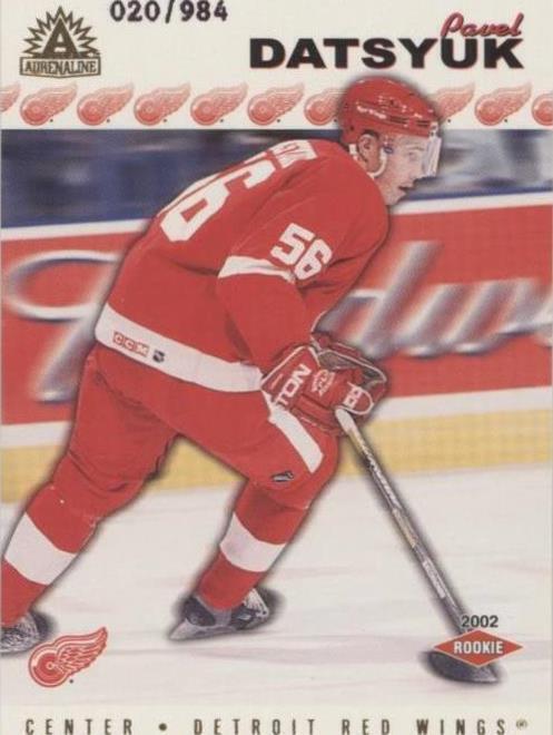 2001-02 Pacific Adrenaline - Pavel Datsyuk #207 /984 (RC) for sale ...