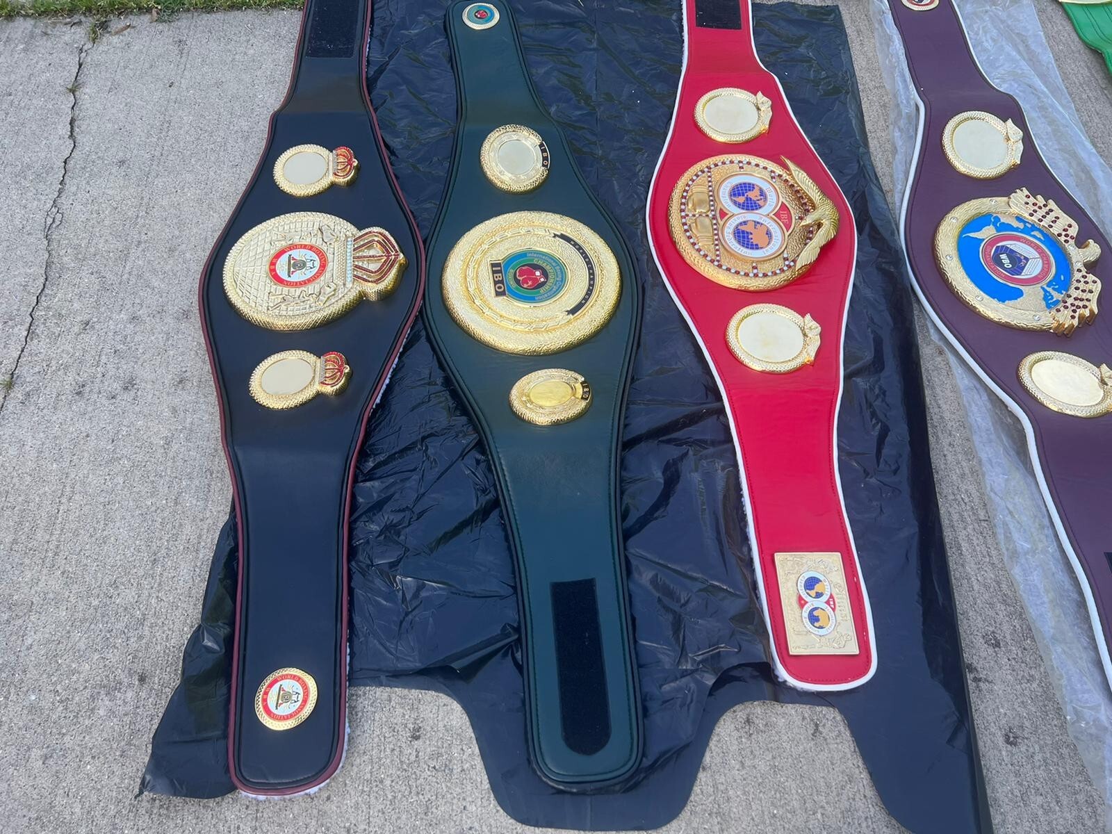IBO IBF WBC WBO WBA Boxing Belts 5 Premium Quality | eBay UK