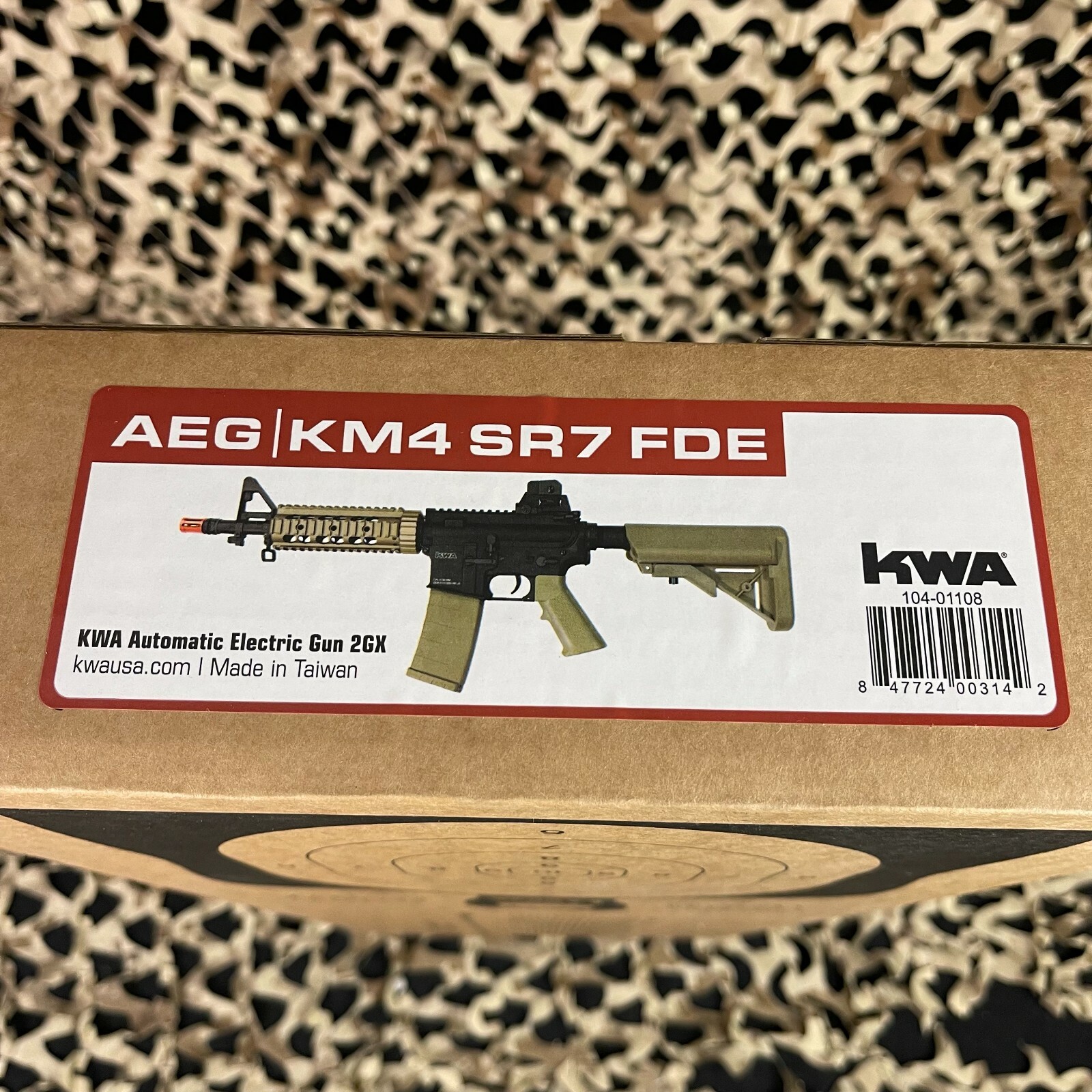 NEW KWA KM4 SR7 AEG Airsoft Gun - FDE | eBay