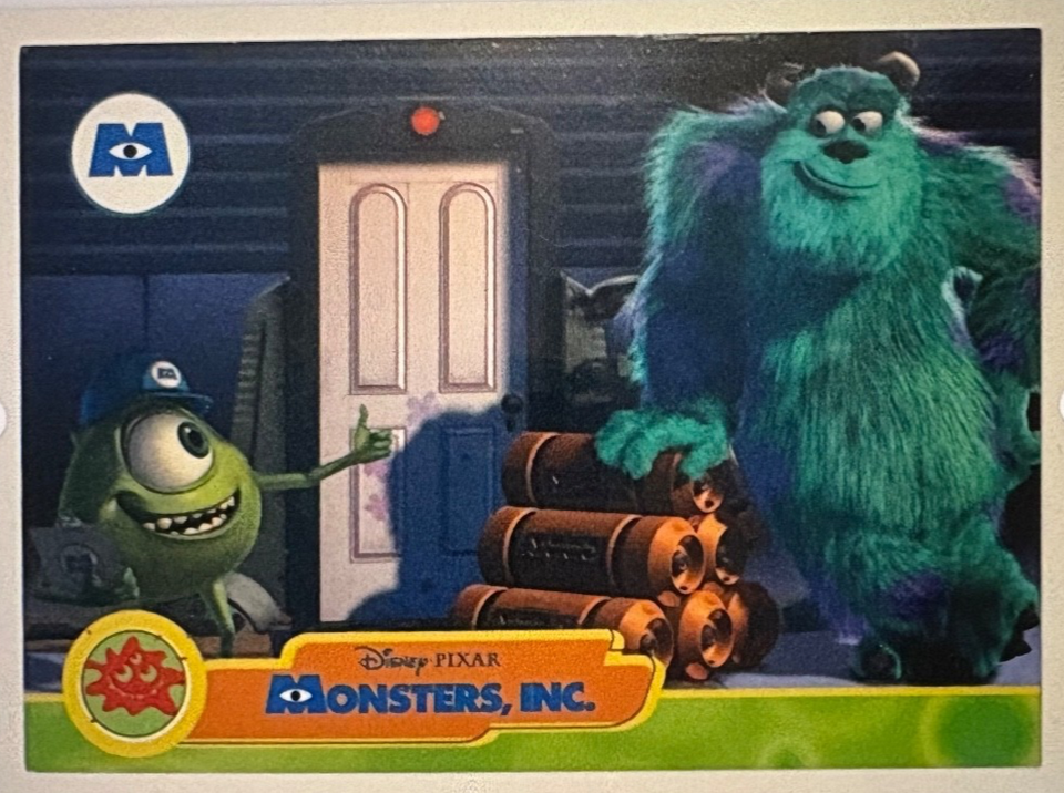 2001 Topps Disney Pixar Monsters Inc. trading cards base set + promo | eBay