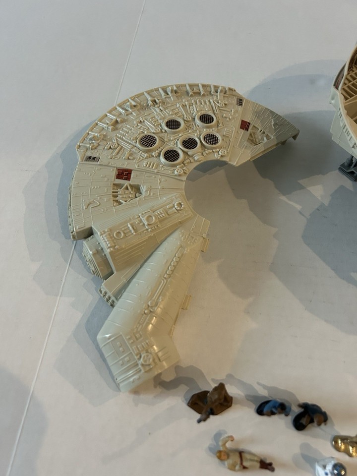 STAR WARS MILLENNIUM FALCON MICRO COMPLETE KENNER VINTAGE 1982 ESB ...