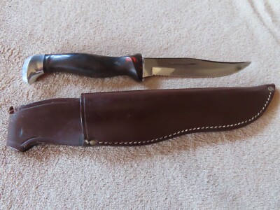 Vintage CUTCO 1769 USA Serrated Hunting Knife Leather Sheath 1970's | eBay