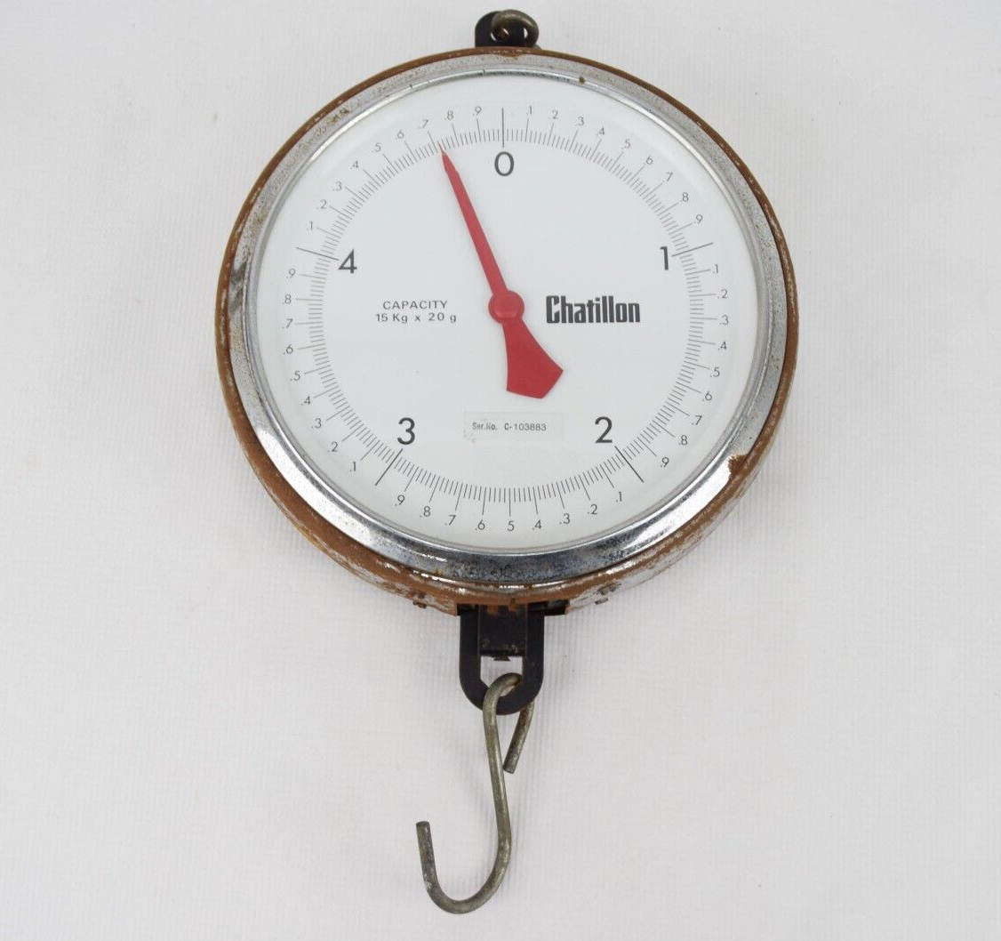 Chatillon Produce Scale Vintage Chatillon Hanging Scale For Dairy Farm