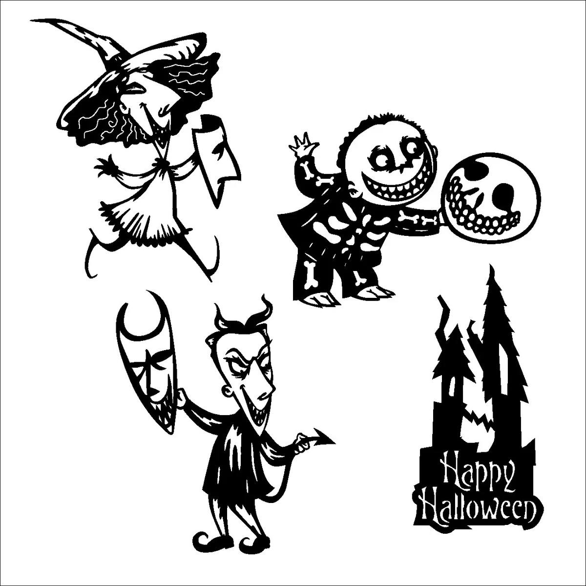 Nightmare Before Christmas Characters
