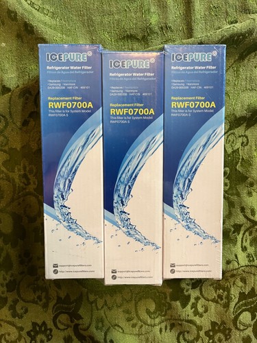 IcePure RWF0700A-S Refrigerator Water Replacement Filter - 3 Pack ...