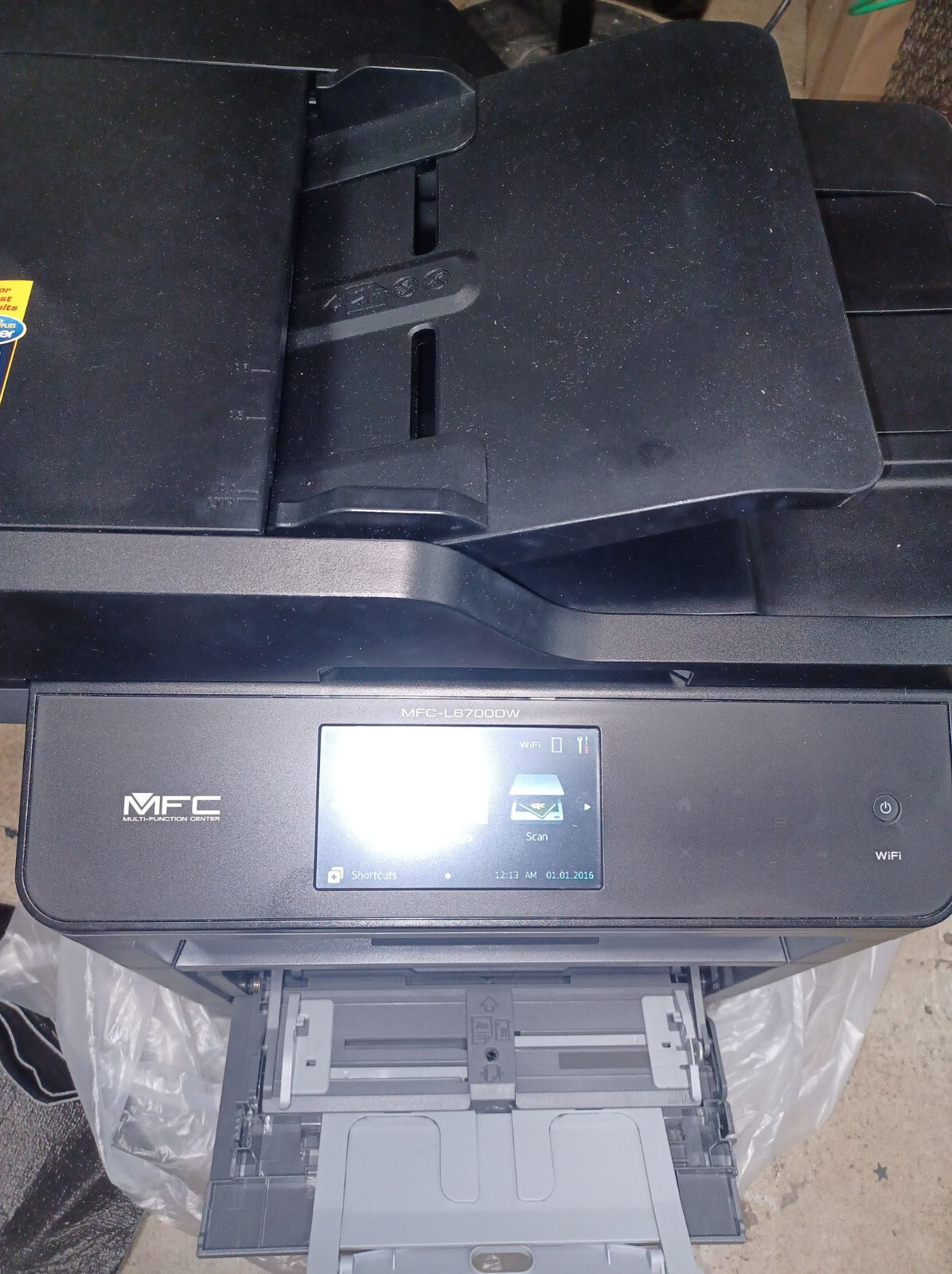 Brother MFC-L6700DW Laser Multifunction Printer Monochrome Duplex ...