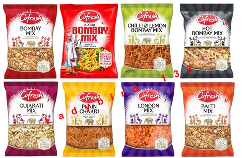 Cofresh Bombay Gujarati London Balti Mix Savoury Indian Snacks 200g ...