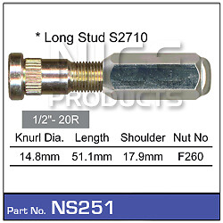 NICE PRODUCTS Stud & Nut NS251 NS251 | eBay Australia