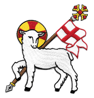 Lamb Of God - Agnus Dei - Vestment - Embroidered Iron On Applique Patch ...