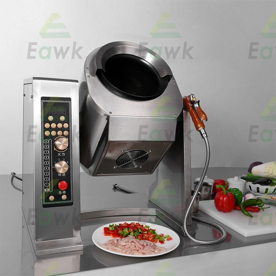 Commercial Intelligent Stir Fry Machine Electric Automat Food Cooking ...