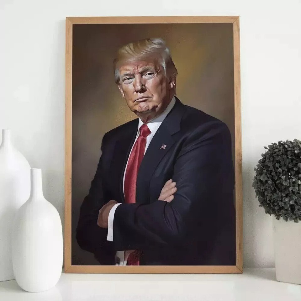 President Trump Donald Trump Print Poster Wall Art Print, Home Decor | eBay