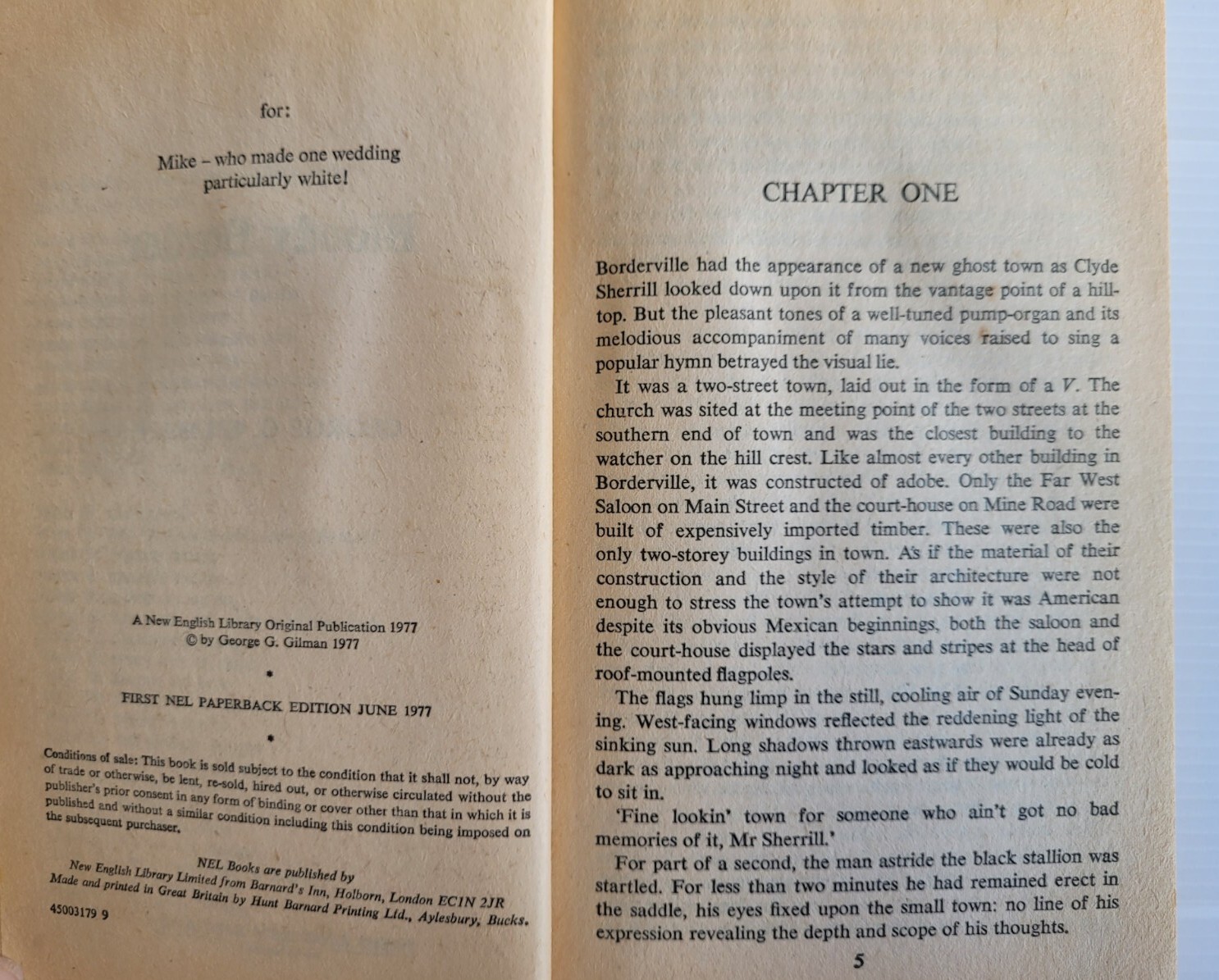 3 Adam Steele Vintage Western Books by George G Gilman Paperback Bundle ...