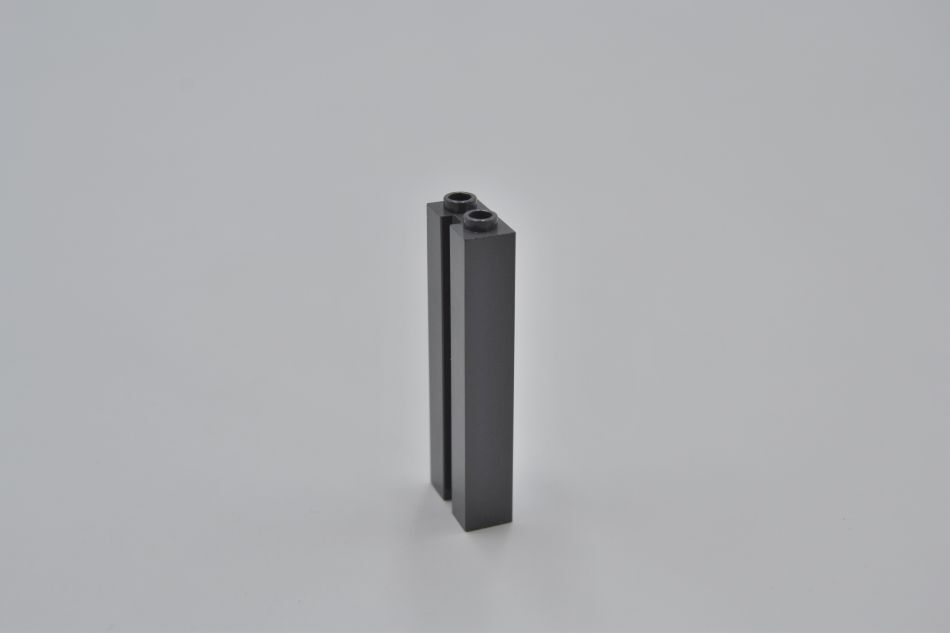 LEGO Stone Groove New Dark Grey Dark Bluish Gray Brick 1x2x5 With ...