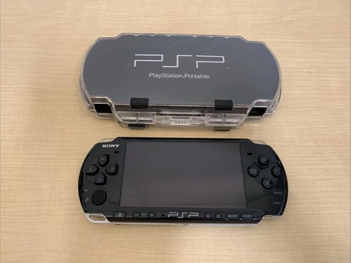 Sony PSP 3001 Black PlayStation Portable Console with Case Works | eBay