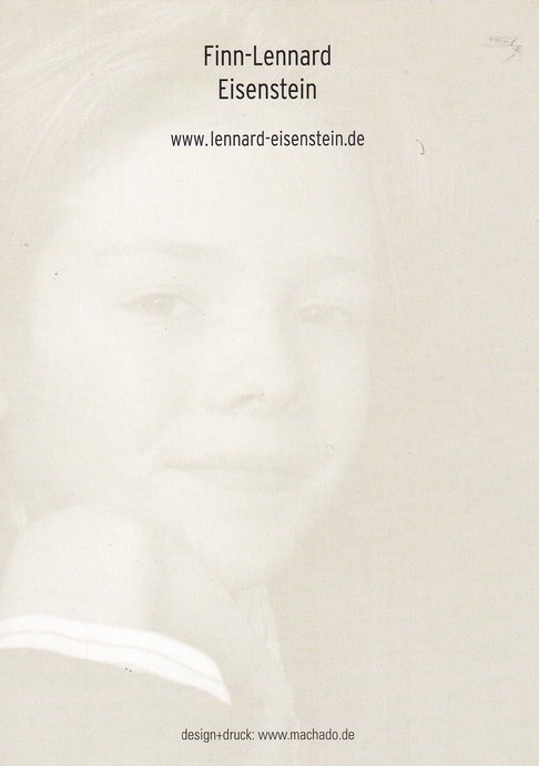 Attore Finn-Lennard Eisenstein 2000er (Ritratto Colore) Stella Del ...