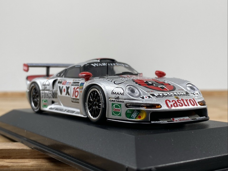 1/43 Minichamps 1997 Rook Racing Porsche 911 GT1 McNish LeMans ...