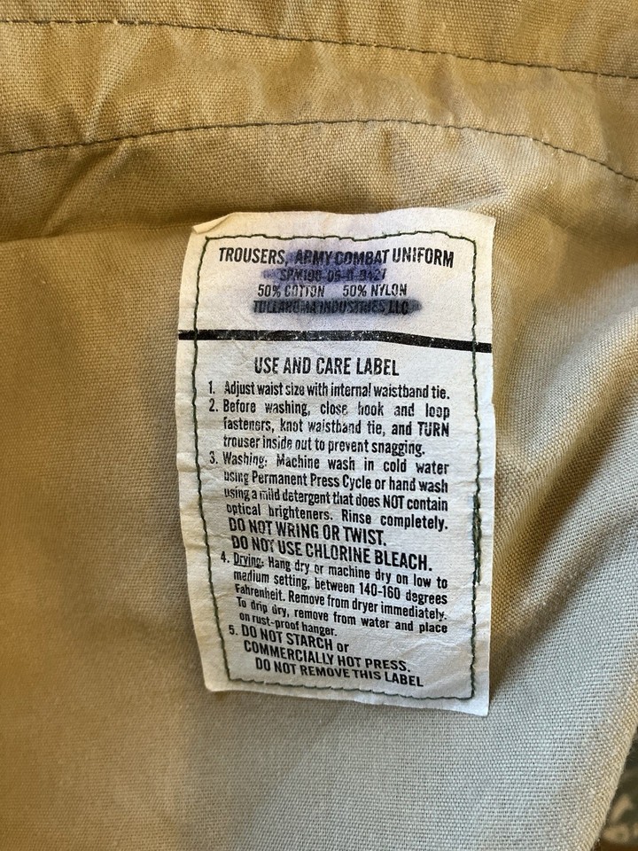 US Army Ranger School ACU Digital Camo Candidate Uniform Set-Rare OIF ...