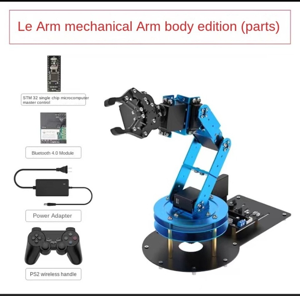 Robot Metal Alloy Mechanical Arm Claw Kit for Robotics Kit Educational ...