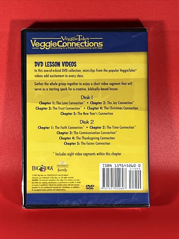 VeggieTales Lesson Videos 2-Disc DVD Set Veggie Connections Big Idea ...