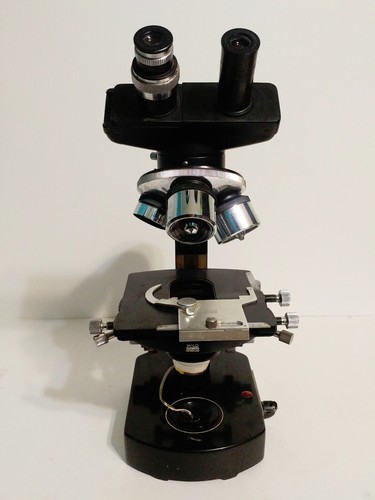 Wild Heerbrugg M20 50757 Phase Binocular Microscope Untested Epi 40 20 ...