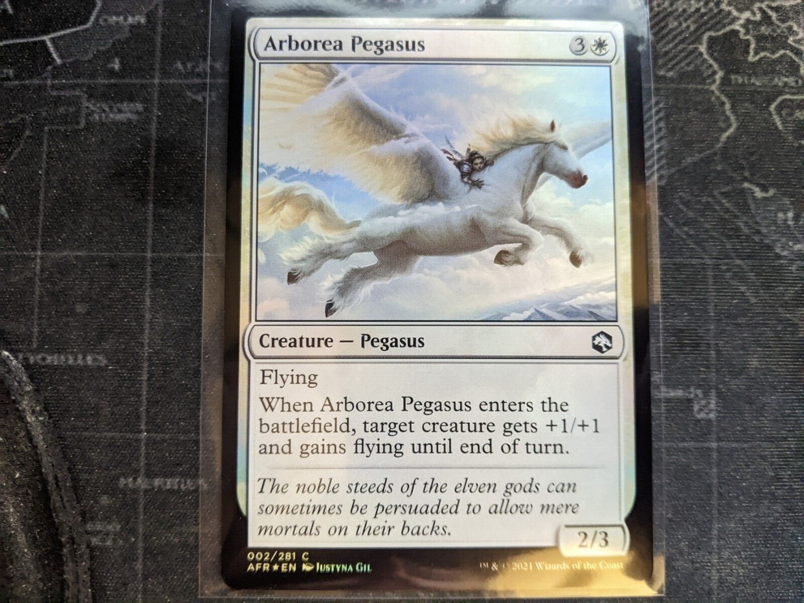MTG Magic: The Gathering FOIL Arborea Pegasus AFR Forgotten Realms NM ...