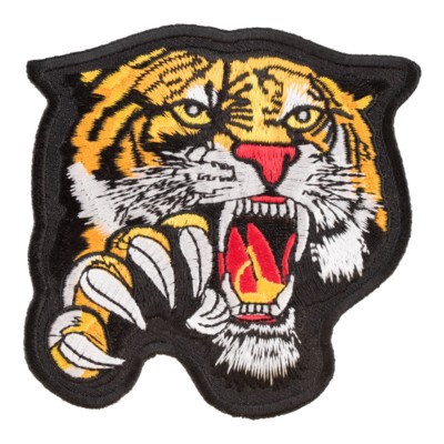 Clawing Yellow Tiger Patch, Tiger & Animal Patches | eBay