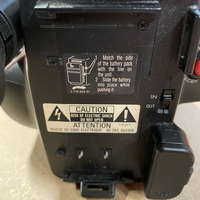 Sony Ccd-tr6 Video8 Handycam Video Camera Camcorder - Not Tested for ...