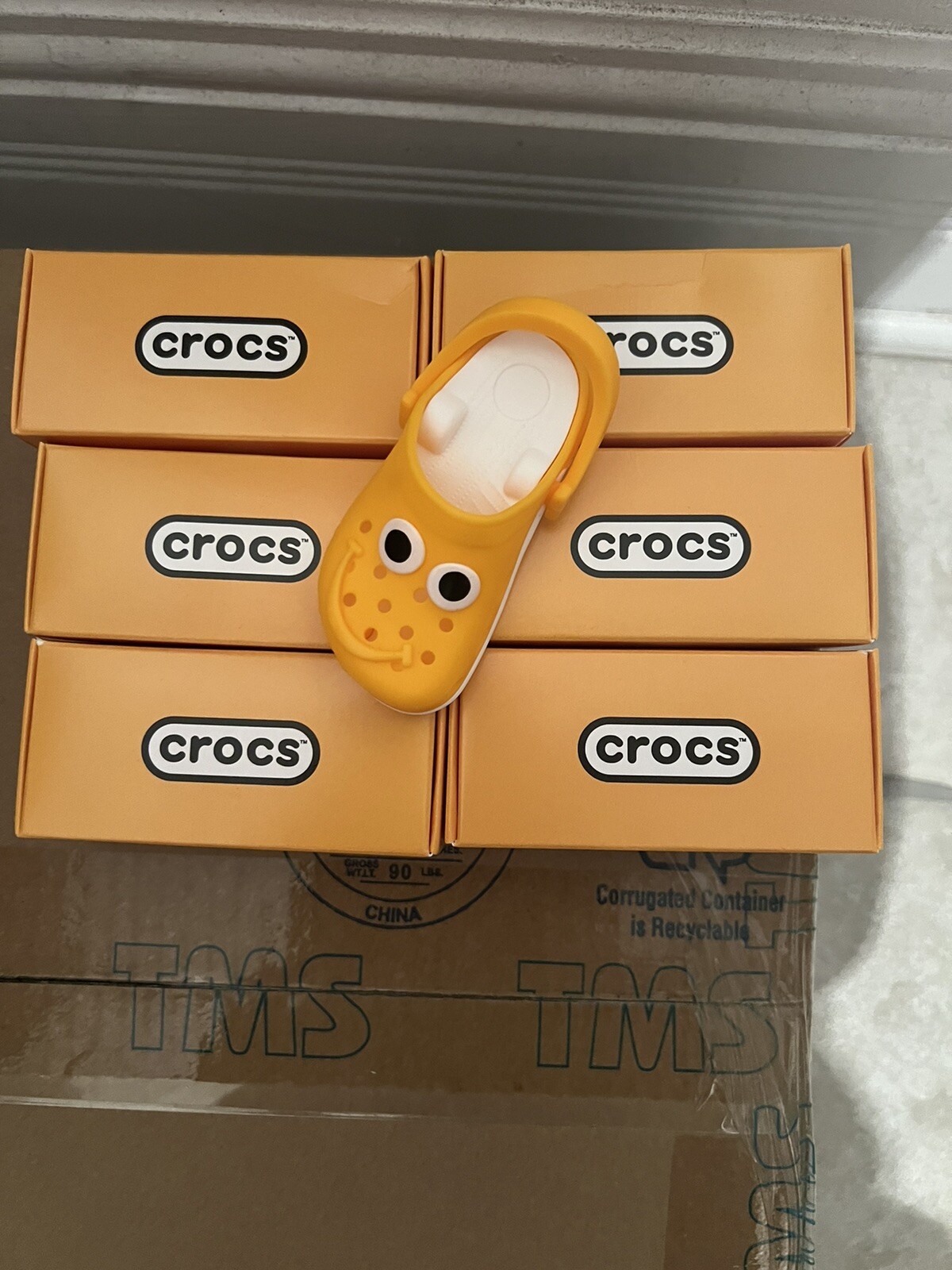 2 X McDonald’s happy meal toy keychain Crocs Yellow | eBay