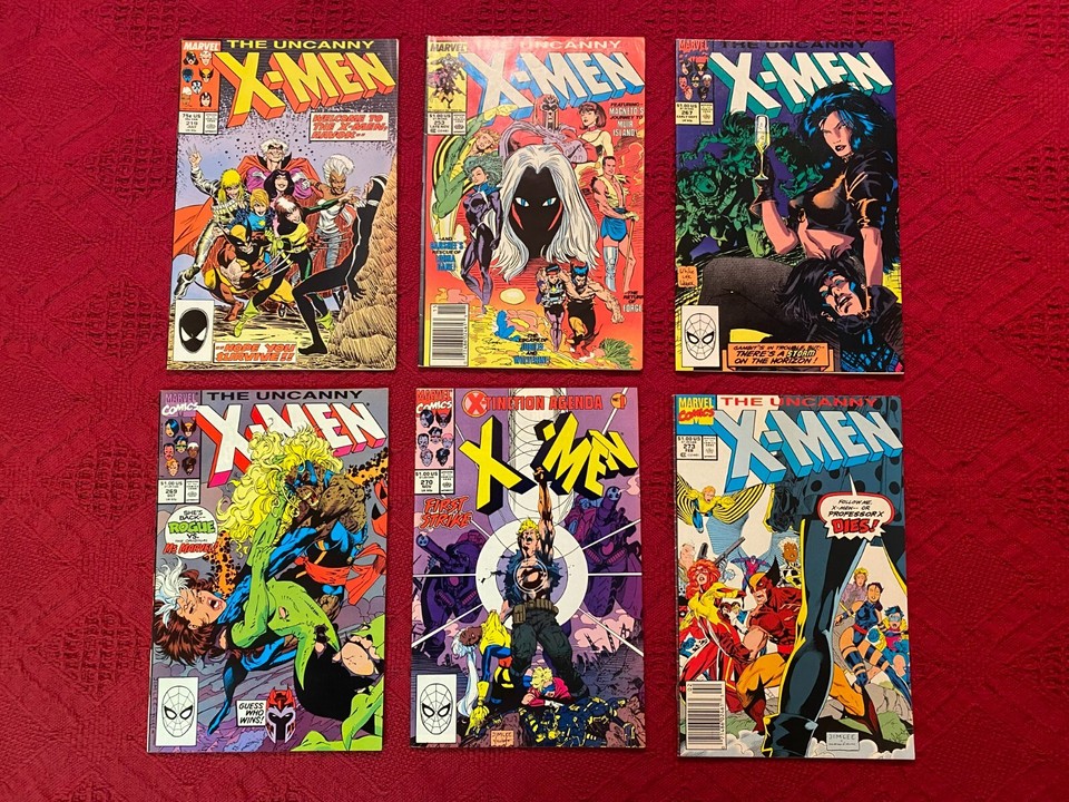 Uncanny X-Men #219, #253, #264 Mark Jewelers, #267, #273, #281, #317 ...