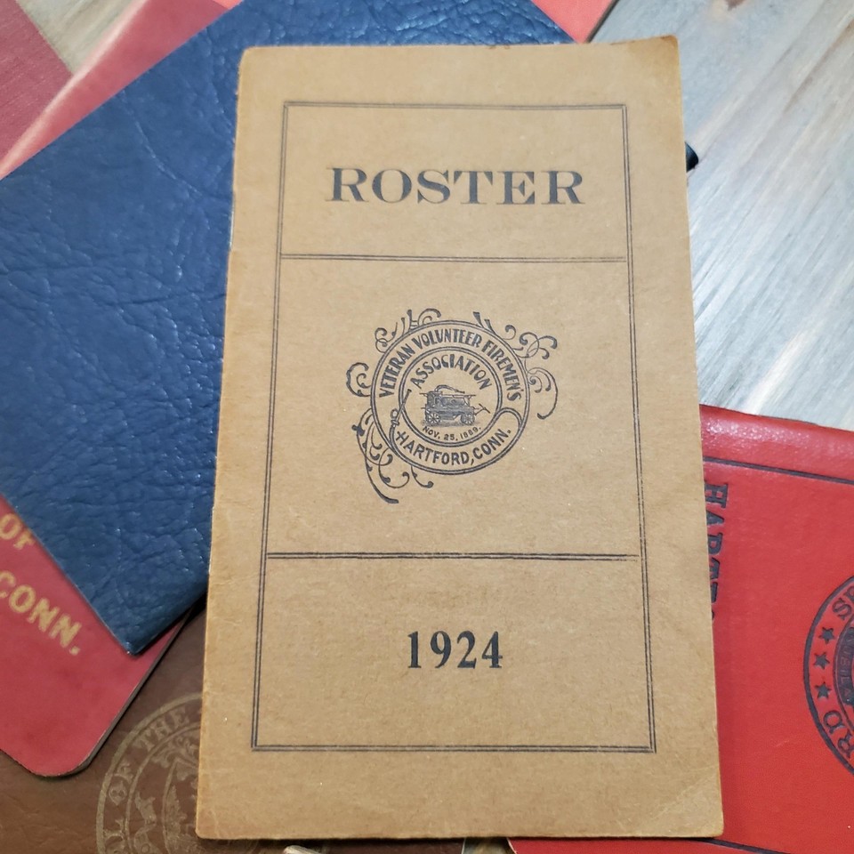 HARTFORD CT 8pc MIX LOT CITY & FIRE BOOKLETS 1914 - 1942 NO RESERVE | eBay