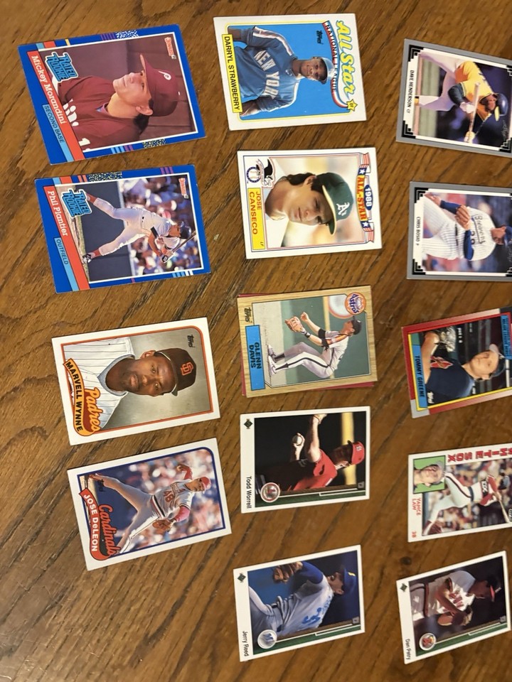 Antique Baseball Card Collection Ken Griffey Jr Darryl Strawberry Mike ...