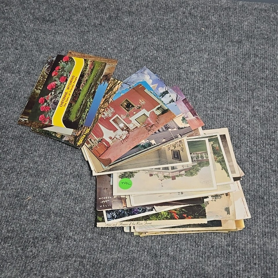 Vintage lot of postcards ~ 50 Random Postcards from the 1900s to 1980s | eBay