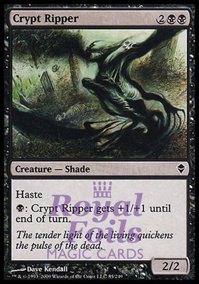 Crypt Ripper 4x FOIL ZEN MTG Zendikar Common MINT black | eBay