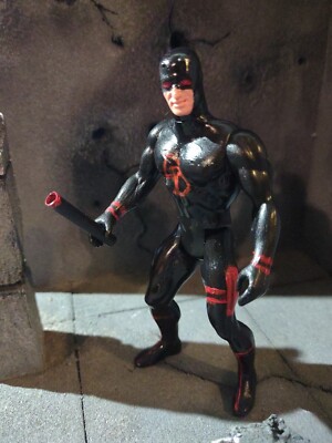 Marvel Secret Wars SHADOW LAND DAREDEVIL Custom 4.5" Figure w Weapon ...