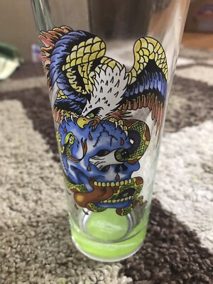 Ed Hardy by Christian Audigier Eagle Snake Beer Glass AA146 | eBay