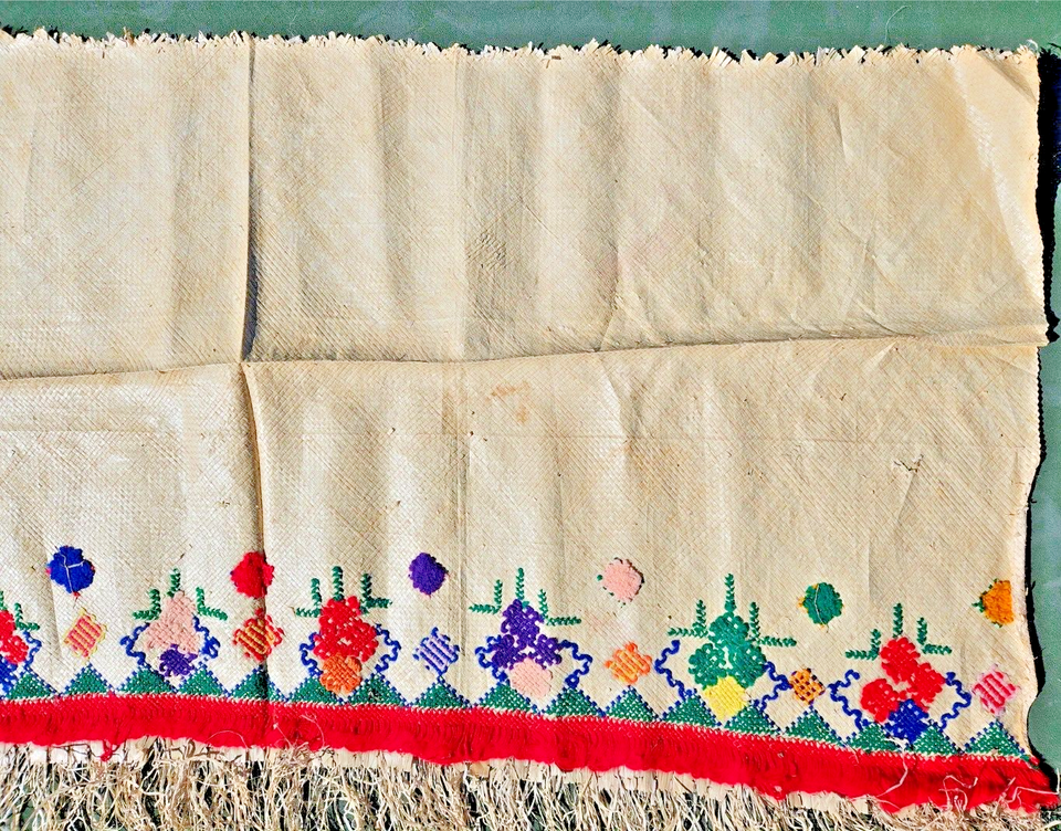 Hand Made ʻie tōga Falalili'i Samoan/Hawaiian/Fijian Fine Woven Mat 4.5 ...