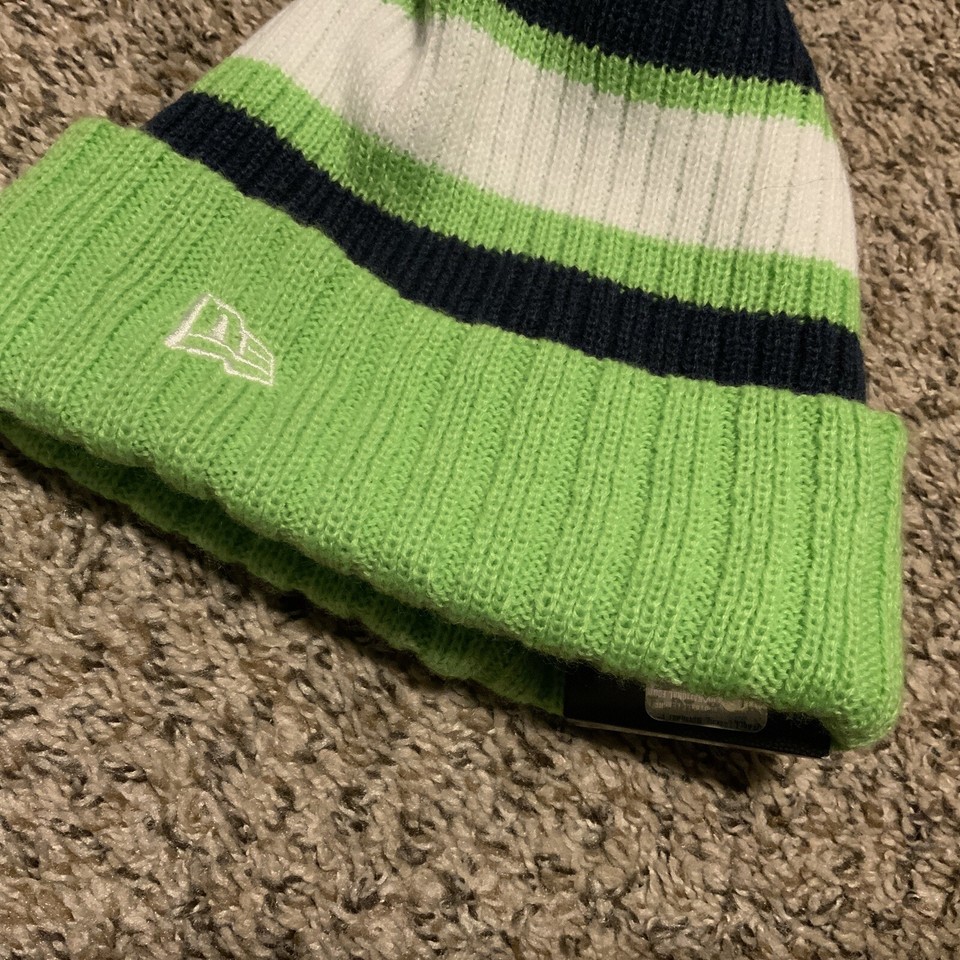 New Era Seattle Seahawks Knit Hat Green/Navy NWT Men’s | eBay
