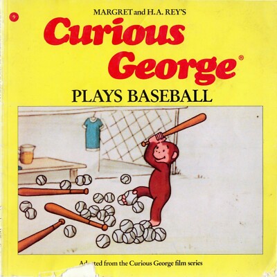 Curious George Plays Baseball by Margret & H.A. Rey | eBay