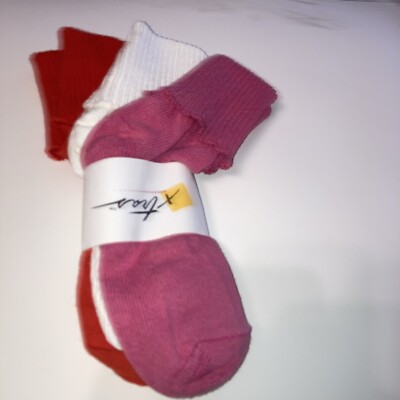 LADIES VINTAGE COTTON ANKLET T-CUFF SOCKS 🧦 SIZE 9-11 U.S.A | eBay