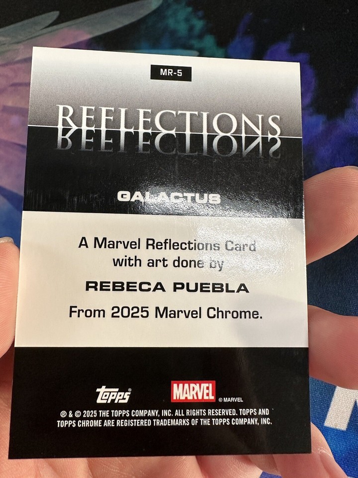2025 Topps Chrome Marvel Galactus Reflections SSP Case Hit MR-5 25/25 ...