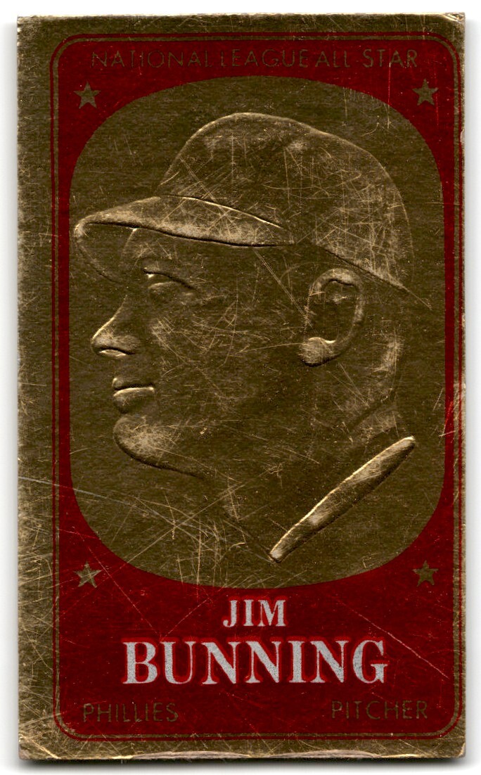 1965 Topps Embossed Jim Bunning Baseball Cards #17 | eBay