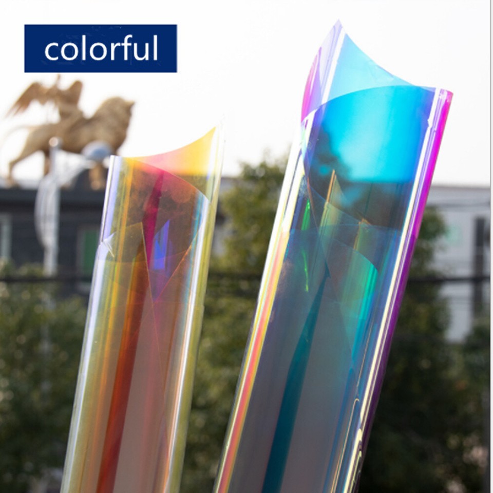 Rainbow Dichroic Colorful Window Film Beautiful Iridescent GLass ...